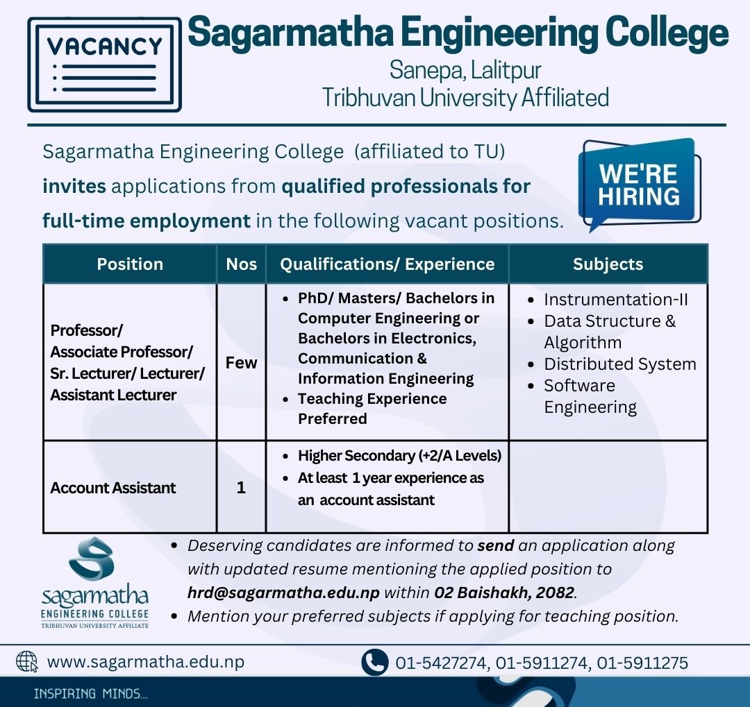 Professor/Associate Professor/Sr. Lecturer/Lecturer/Assistant Lecturer ...